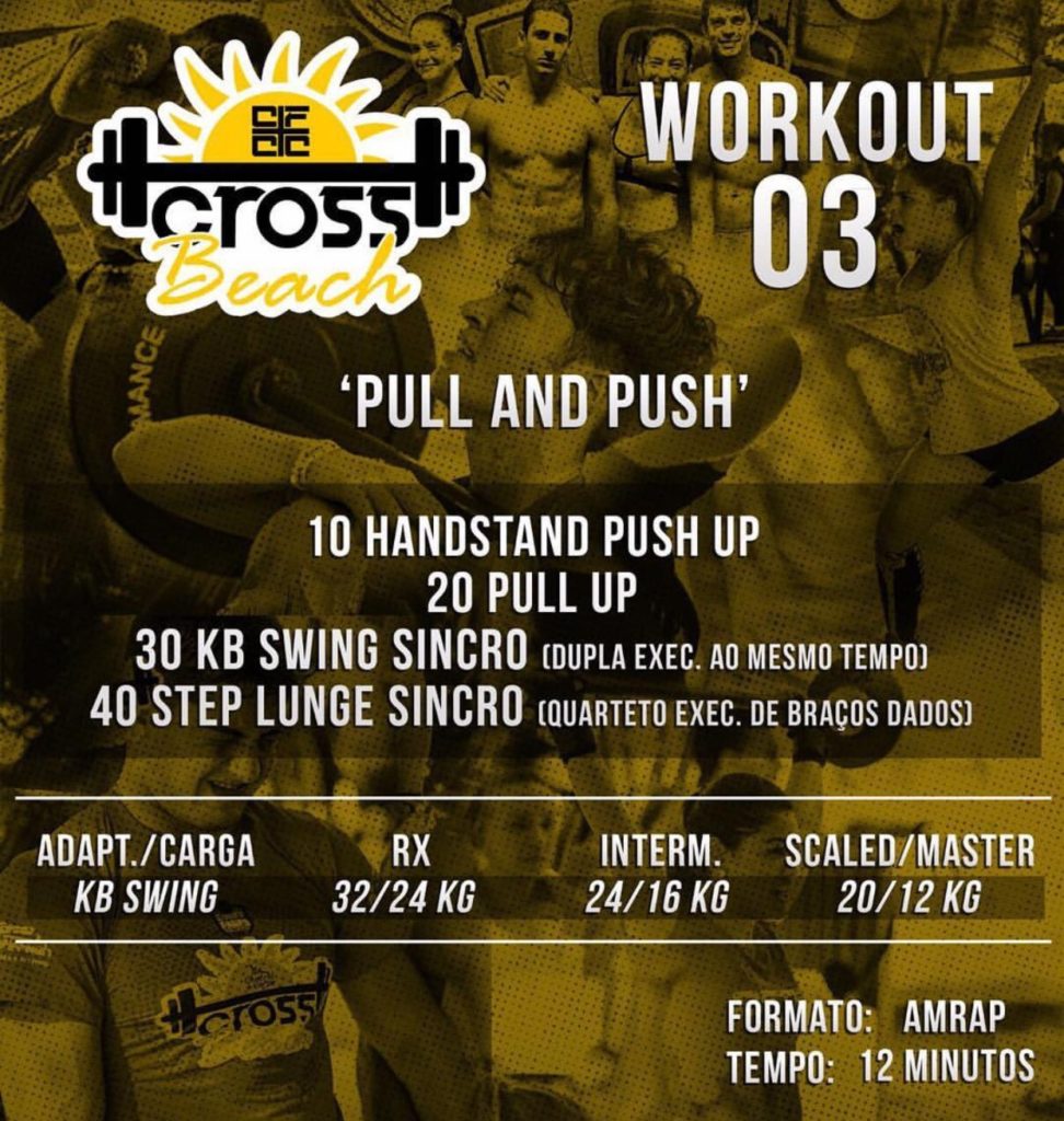 Crossbeach: a primeira competição de Crossfit realizada na praia
